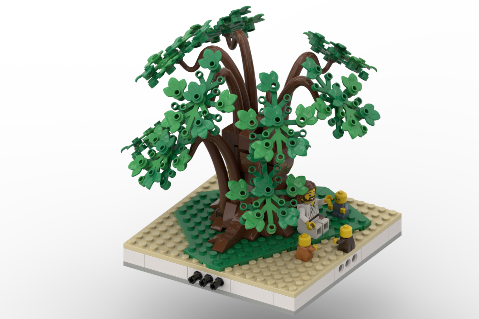 Jesus and the Children Set | Bible Story Building Set by The Word Bricks