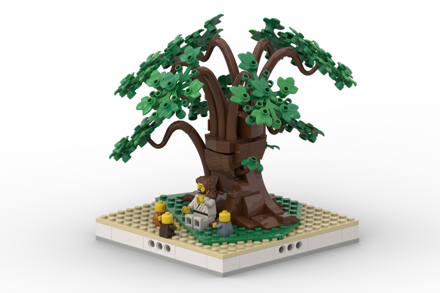 Jesus and the Children Set | Bible Story Building Set by The Word Bricks